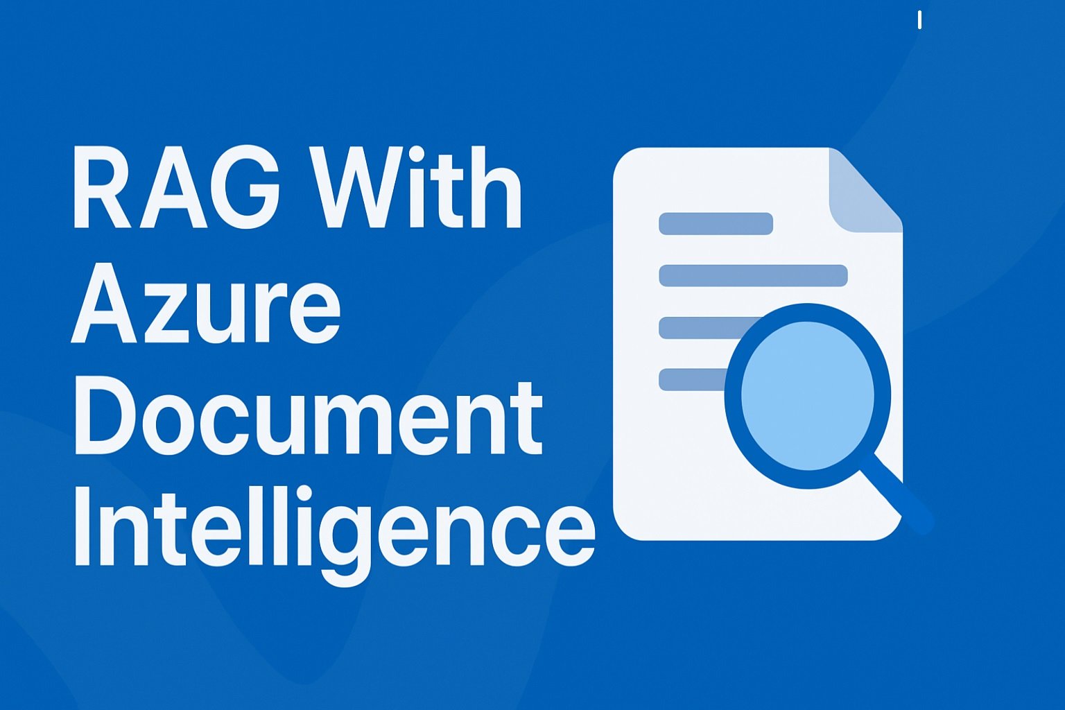RAG With Azure Document Intelligence - capracode.com